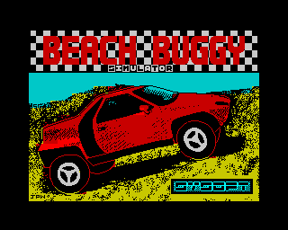 Screenshot of Beach Buggy Simulator (ZX Spectrum, 1987) - MobyGames
