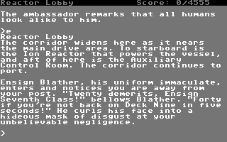 Screenshot of Planetfall (Commodore 64, 1983) - MobyGames