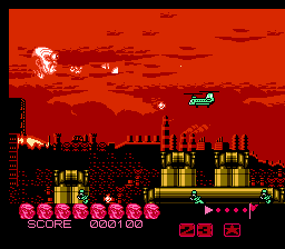 Screenshot of Zombie Nation (NES, 1990) - MobyGames