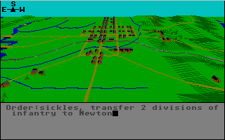 Screenshot of Gettysburg (Atari ST, 1990) - MobyGames