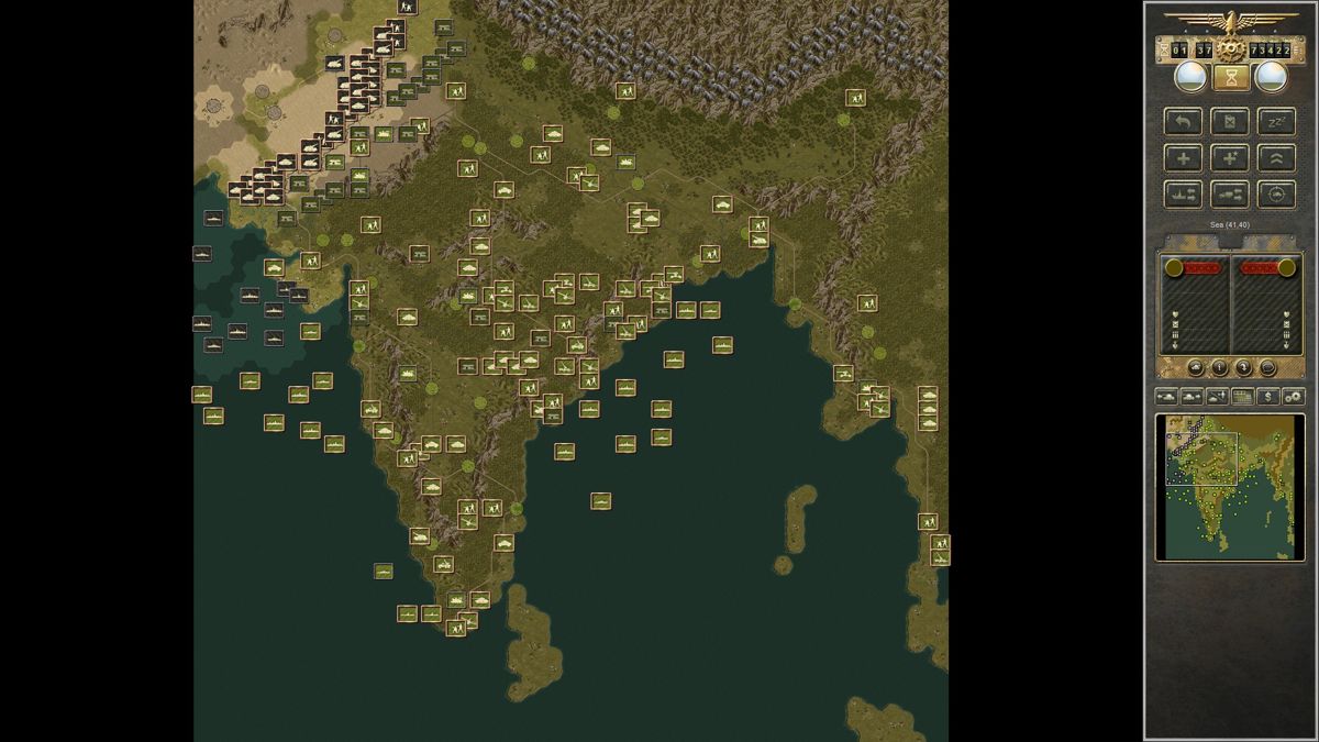 Screenshot of Panzer Corps: Afrika Korps (Windows, 2012) - MobyGames
