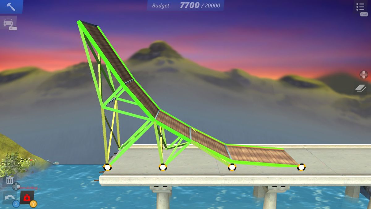 Screenshot of Bridge Constructor: Stunts (Windows, 2015) - MobyGames