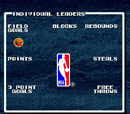 Screenshot of Tecmo Super NBA Basketball (Genesis, 1992) - MobyGames