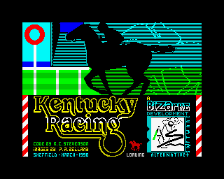 Screenshot of Kentucky Racing (ZX Spectrum, 1990) - MobyGames