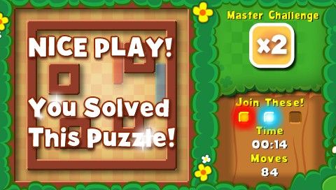 Screenshot of Denki Blocks! (PSP, 2011) - MobyGames