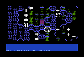 Screenshot of War in Russia (Atari 8-bit, 1984) - MobyGames