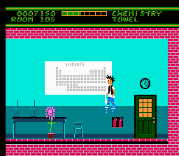 Screenshot of Ghoul School (NES, 1992) - MobyGames