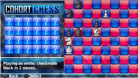 Screenshot of Cohort Chess (PSP, 2011) - MobyGames