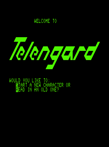 Screenshot of Telengard (Commodore PET/CBM, 1982) - MobyGames