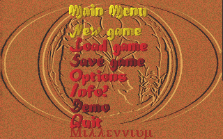 Screenshot of Kaos (DOS, 2003) - MobyGames