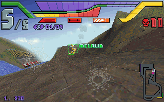 Screenshot of Hi-Octane (DOS, 1995) - MobyGames