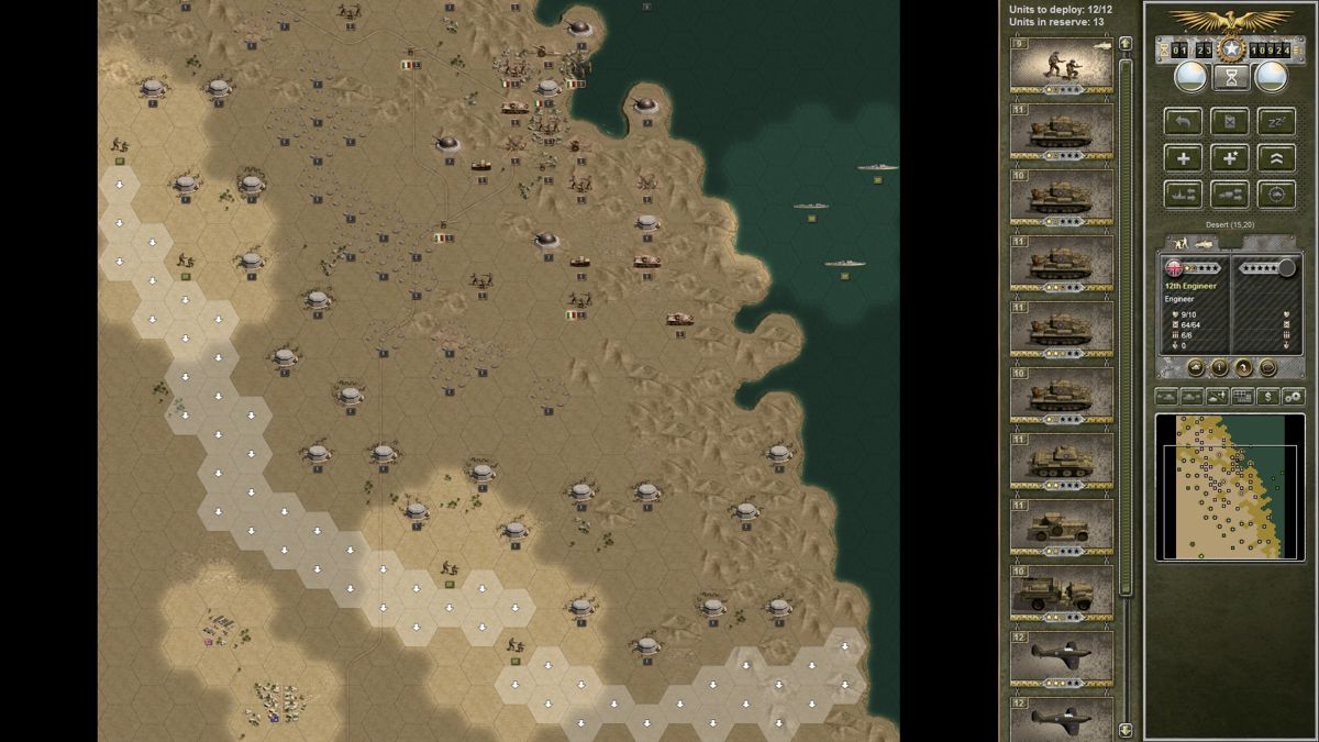 Screenshot of Panzer Corps: Allied Corps (Windows, 2013) - MobyGames