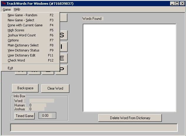 TrackWords (1998) - MobyGames
