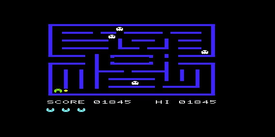 Screenshot of Munch Man (VIC-20, 1983) - MobyGames