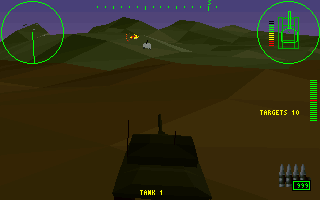Screenshot of Tank Commander (DOS, 1995) - MobyGames