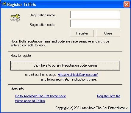 Screenshot of Archibald's TriTris (Windows, 2001) - MobyGames