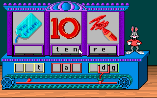 Screenshot of Reader Rabbit (DOS, 1984) - MobyGames