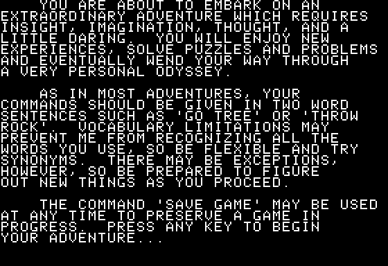 Screenshot of The Maze (Apple II, 1981) - MobyGames