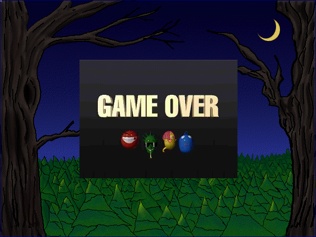 Screenshot of Golly! Ghosts! Goal! (Windows 3.x, 1996) - MobyGames