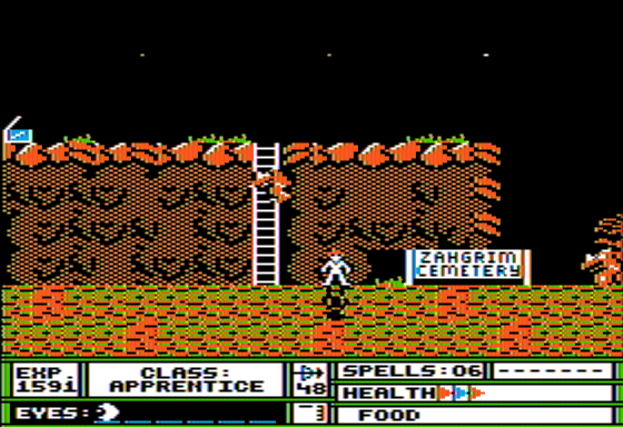 Screenshot of Black Magic (Apple II, 1987) - MobyGames