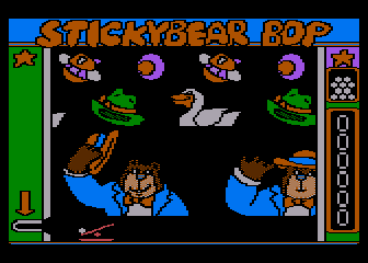 Screenshot of Stickybear: Bop (Atari 8-bit, 1982) - MobyGames