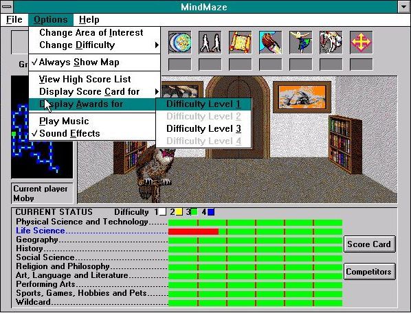 Screenshot of Microsoft Encarta (Included game) (Windows 16-bit, 1993) - MobyGames