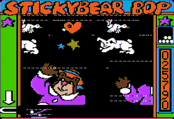 Screenshot of Stickybear: Bop (Apple II, 1982) - MobyGames