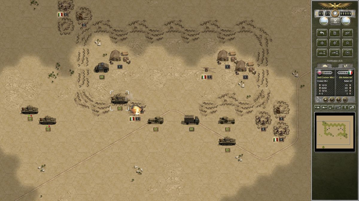 Screenshot Of Panzer Corps Allied Corps Windows 2013 Mobygames