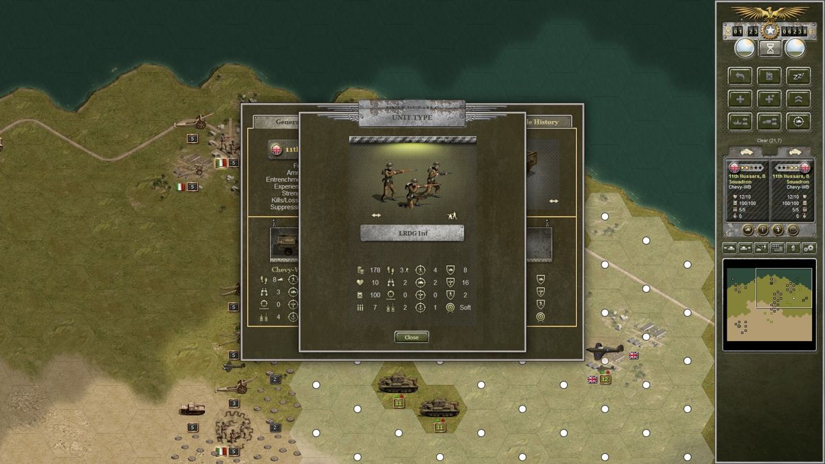 Screenshot Of Panzer Corps Allied Corps Windows 2013 Mobygames