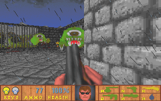 Screenshot of Kaos (DOS, 2003) - MobyGames