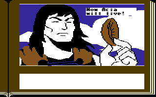 Screenshot of ZorkQuest: The Crystal of Doom (Commodore 64, 1988 ...
