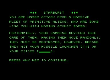 Starburst (1980) - MobyGames