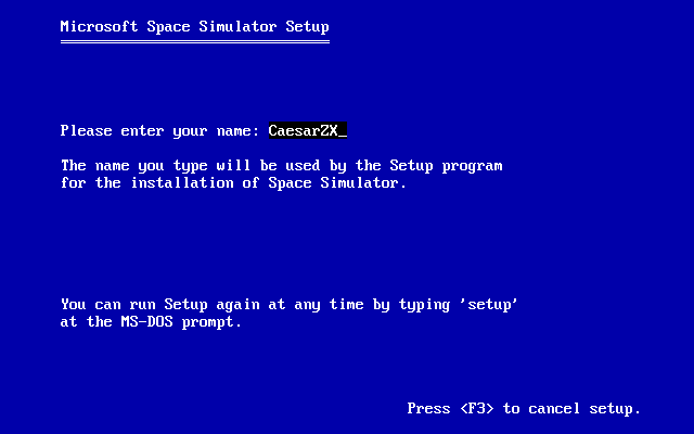 Screenshot of Microsoft Space Simulator (DOS, 1994) - MobyGames