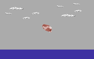 Screenshot of Trans-Atlantic Balloon Challenge: The Game (Commodore 64 ...