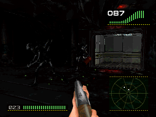 Screenshot of Alien Trilogy (DOS, 1996) - MobyGames