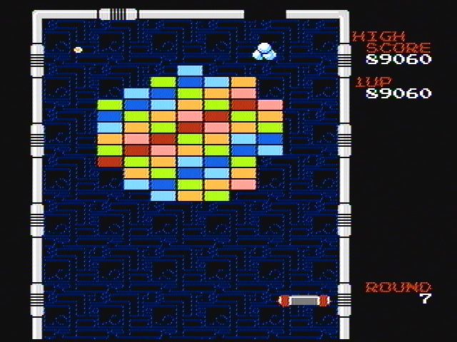 Screenshot of Arkanoid (NES, 1986) - MobyGames