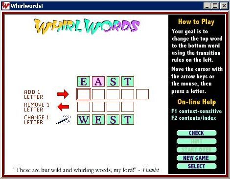 Whirlwords (1999) - MobyGames