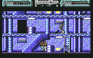 Screenshot of RoboCop (Commodore 64, 1988) - MobyGames