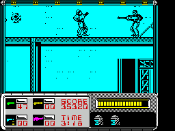 Screenshot of RoboCop (ZX Spectrum, 1988) - MobyGames