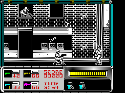 Screenshot of RoboCop (ZX Spectrum, 1988) - MobyGames