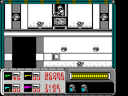 Screenshot of RoboCop (ZX Spectrum, 1988) - MobyGames