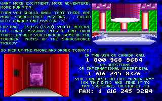 Screenshot of ShadowForce (DOS, 1994) - MobyGames