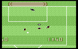Screenshot of Supercup Football (Commodore 64, 1988) - MobyGames