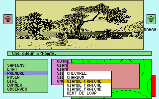 Screenshot of Sapiens (Thomson TO, 1986) - MobyGames