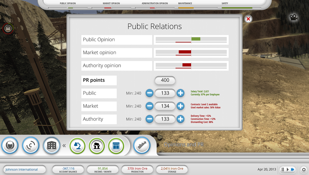 Screenshot of Mining Industry Simulator (Windows, 2014) - MobyGames