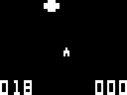Screenshot of TV Arcade I: Space War (RCA Studio II, 1977) - MobyGames