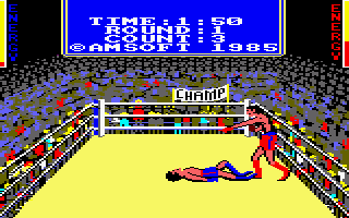 Screenshot of 3D Boxing (Amstrad CPC, 1985) - MobyGames