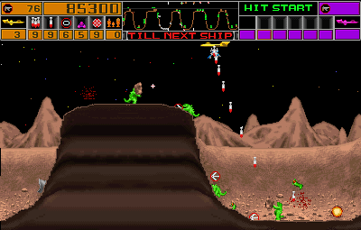 Screenshot of Strike Force (Arcade, 1991) - MobyGames