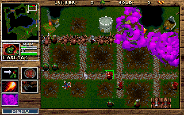 Screenshot of WarCraft: Orcs & Humans (DOS, 1994) - MobyGames
