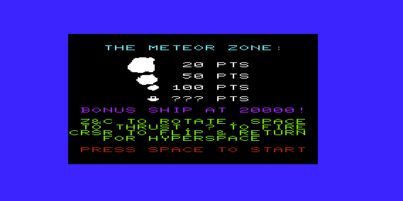 The Meteor Zone (1996) - MobyGames